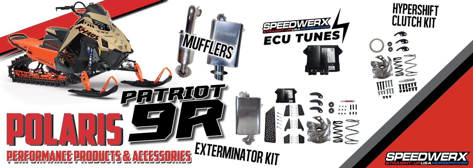 Speedwerx Straight-Up USA Horsepower - Snowmobile, ATV, and UTV ...